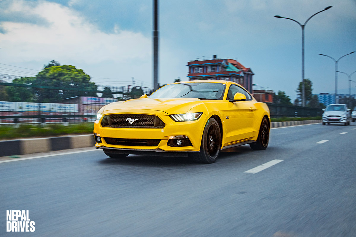 Ford Mustang GT: Yellow Fury | Test Drive, Review - Nepal Drives