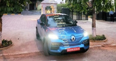 Renault Kiger EV Spotted In India